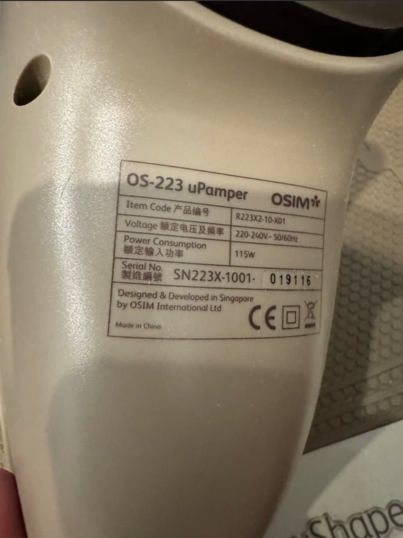 Osim uPamper + Heat Handheld Massager -115watt, Health & Nutrition ...
