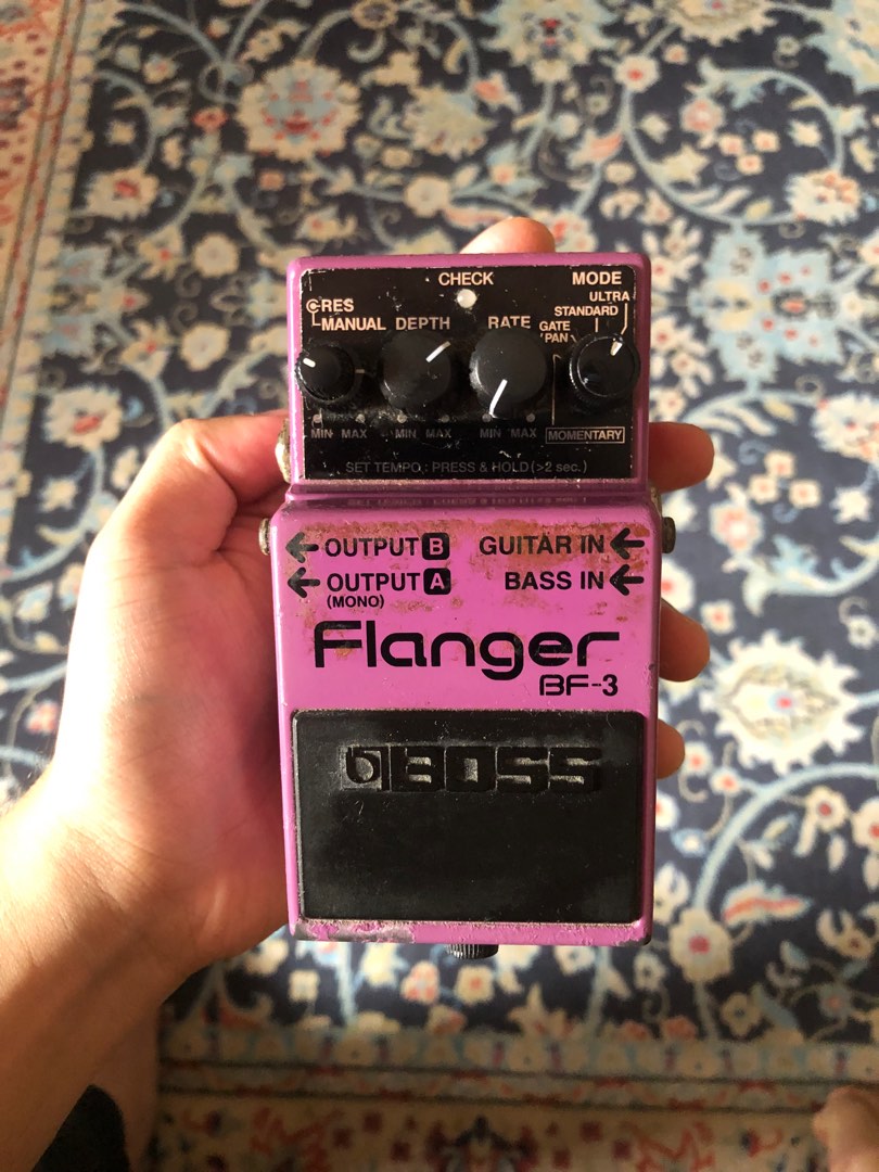 Padel Guitar : Boss BF-3 Falmger, Hobbies & Toys, Music & Media ...