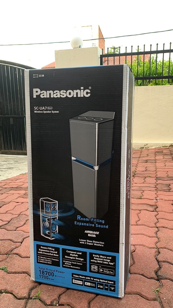 PANASONIC WIRELESS SPEAKER SYSTEM, Audio, Soundbars, Speakers ...