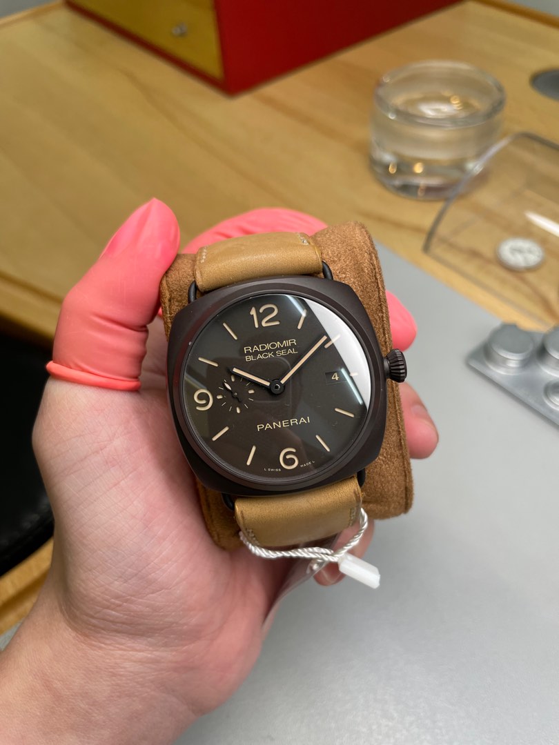 Panerai Radiomir Black Seal Black Dial Used | Full set 2014, Luxury ...