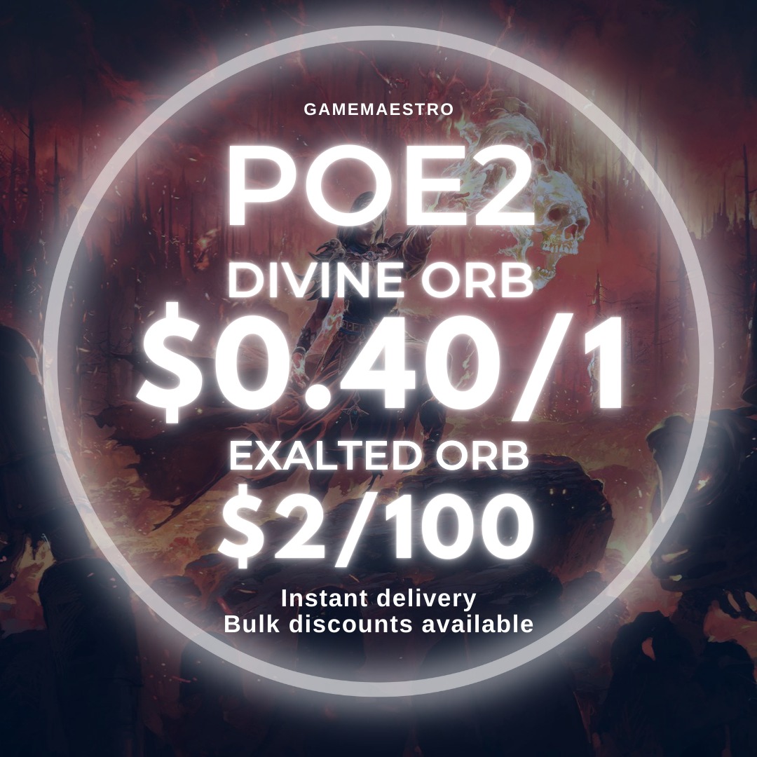 Path of exile 2/ POE 2 Divine Orb ($0.40/1) Exalted Orb ($2/100) for ...