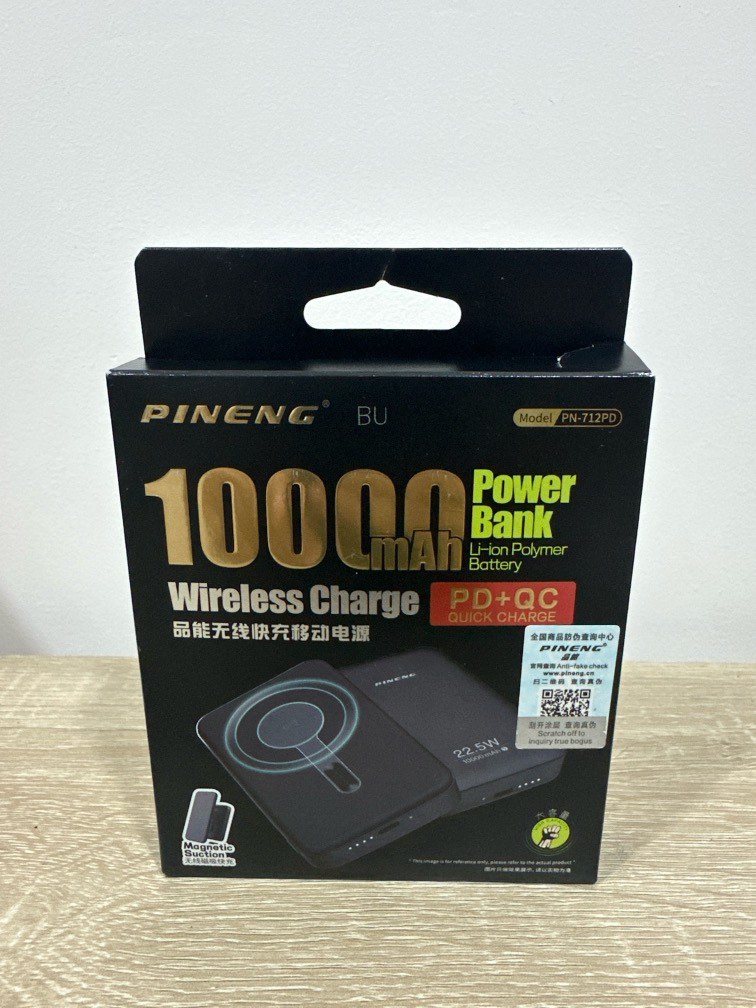 Pineng 10000mAh Wireless Charge Power Bank, Mobile Phones & Gadgets ...