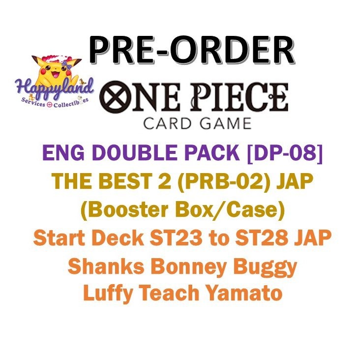(P.O) One Piece Card Game The Best 2 [PRB-02 JAP], Start Deck [ST23 ...