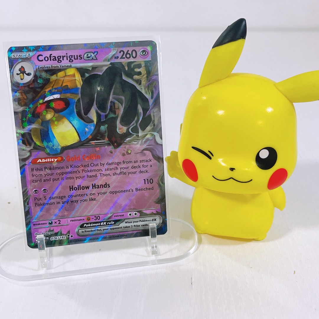 Pokemon Card Game - Paradox Rift - Cofagrigus Ex - 76/182 Double Rare ...