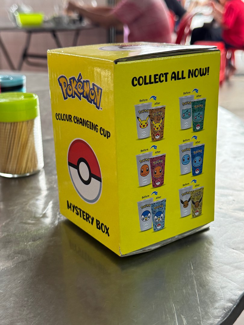 pokemon pikachu design colour changing cup, Everything Else on Carousell