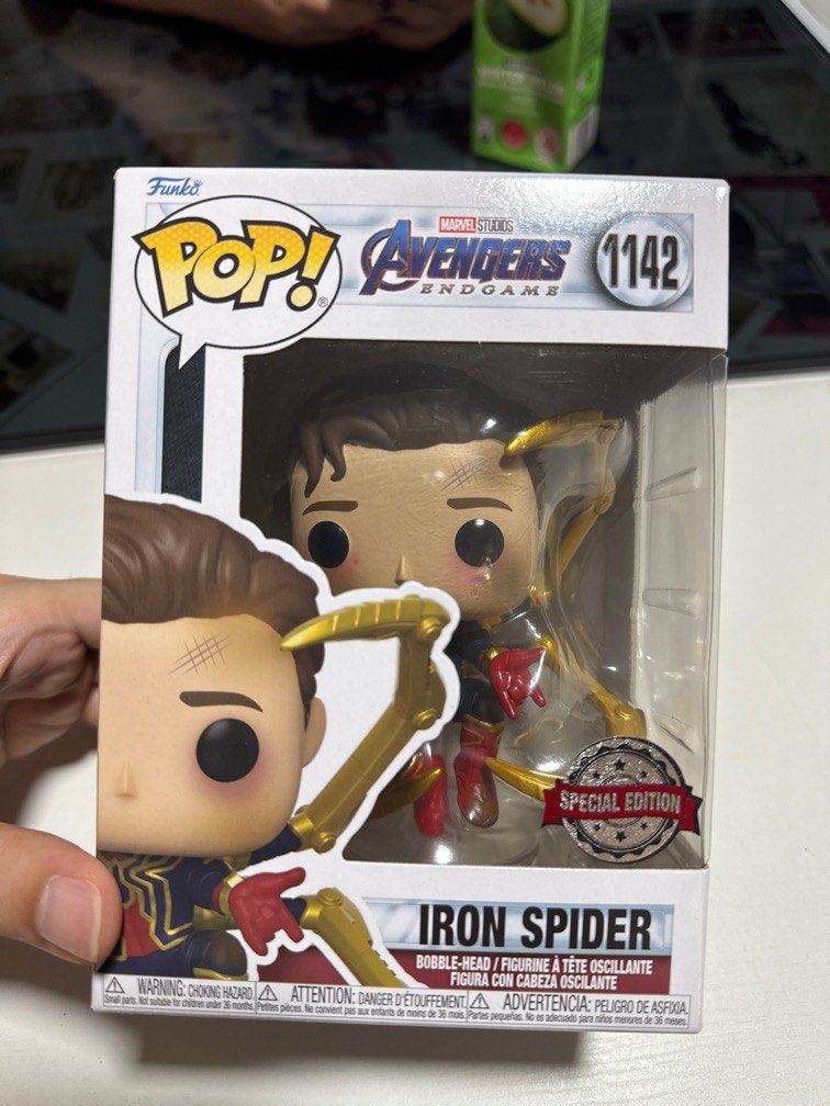 POPMART - Iron Spider 1142 Funko Pop Special Edition, Hobbies & Toys ...