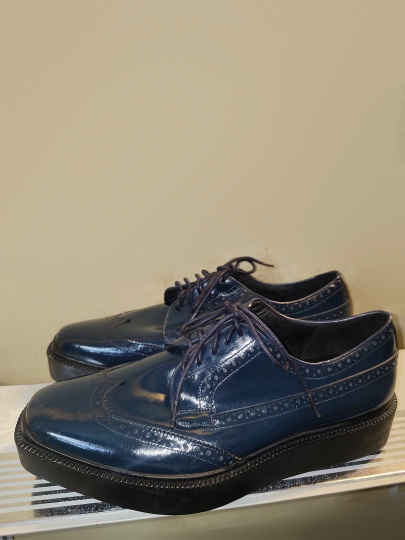 Prada Creeper Brogue, Fesyen Pria, Sepatu , Sepatu Formal di Carousell