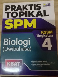 Praktis Topikal SPM Biologi (Dwibahasa), Hobbies & Toys, Books ...