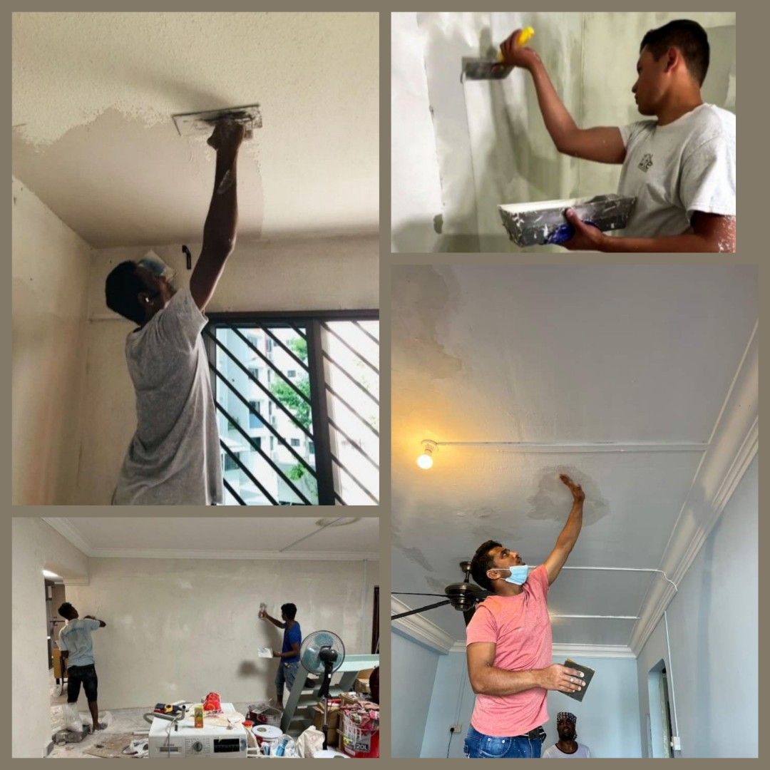 Professional house plastering service #touch up plaster #interior ...
