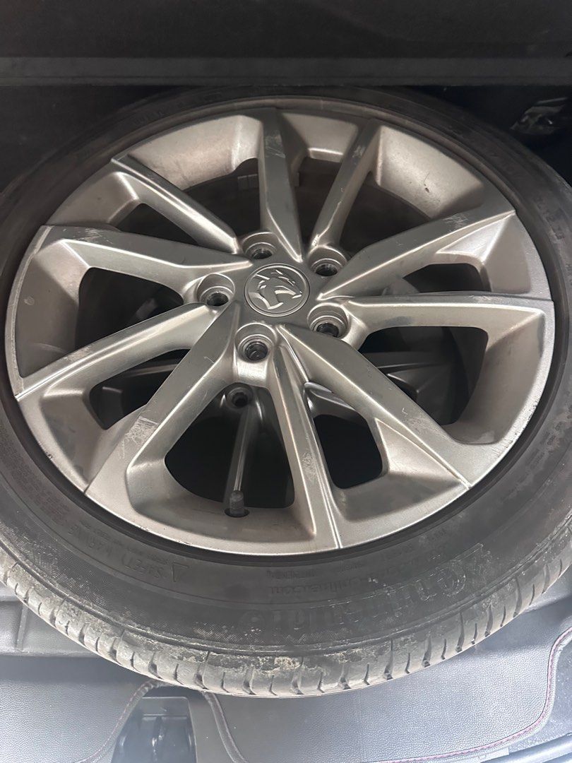 Proton X50 Original 17 rims with tires, Auto Accessories on Carousell