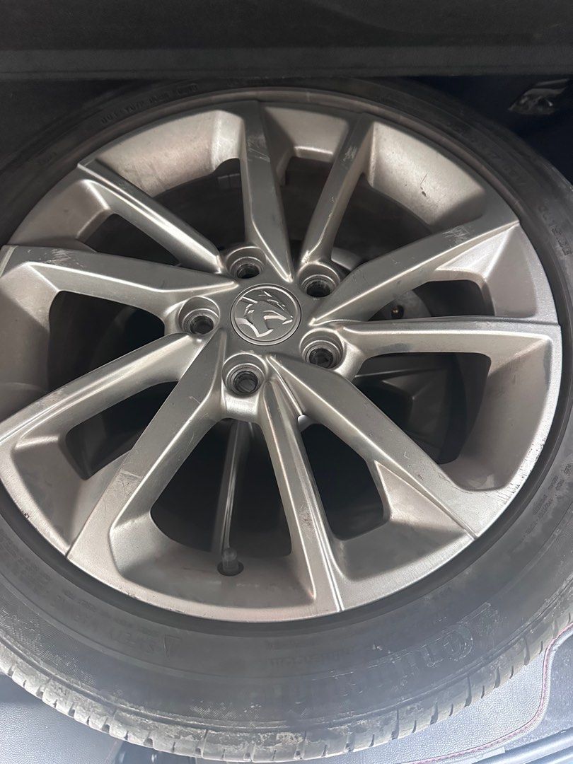 Proton X50 Original 17 rims with tires, Auto Accessories on Carousell