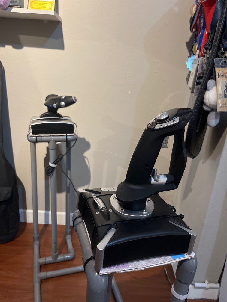 PXN2119 Pro Flight Simulator Joystick + DIY flight rig, Video Gaming ...