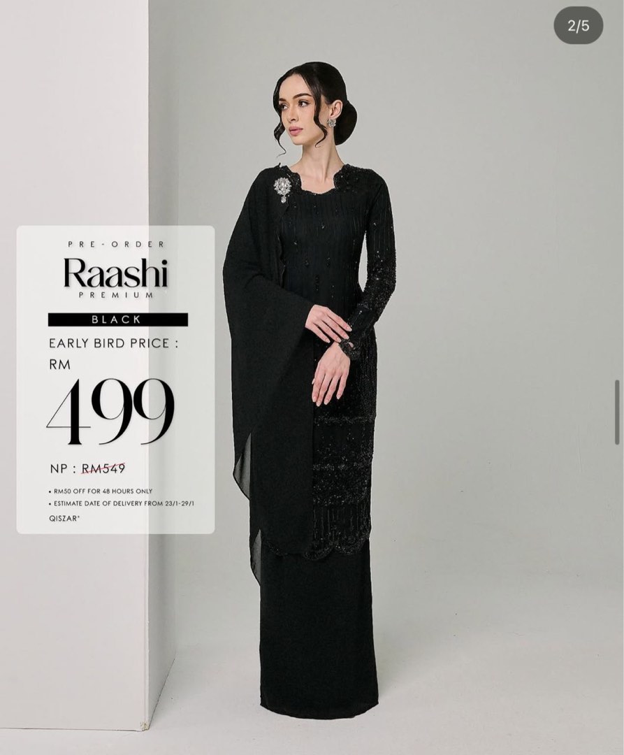 Qiszar Raashi S Premium NEW Set, Women's Fashion, Muslimah Fashion ...