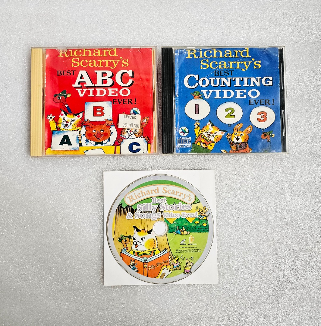 Richard Scarry's Best Counting Video Ever, Best ABC Video Ever & Best ...