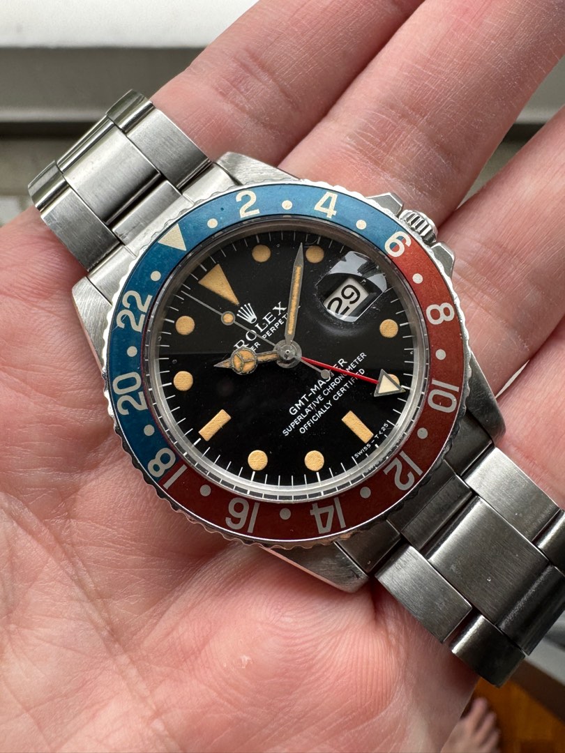 Rolex GMT Master 1675 MK1 vintage perfect, Luxury, Watches on Carousell
