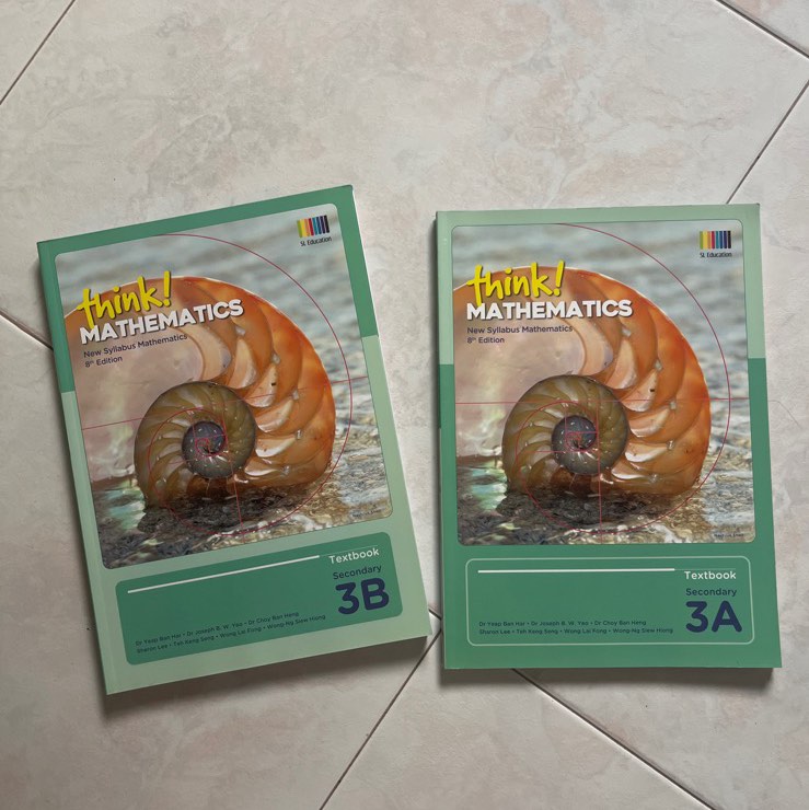 sec 3 math textbook A and B, Hobbies & Toys, Books & Magazines ...