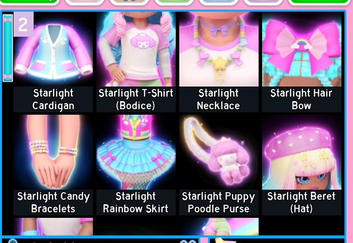 Selling royale high starlight set, Video Gaming, Gaming Accessories, In ...