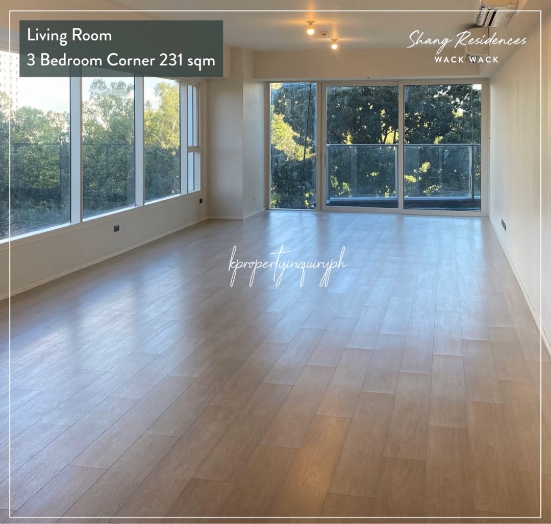 SHANG Residences, Wack-wack 3BR with Parking, Property, For Sale ...