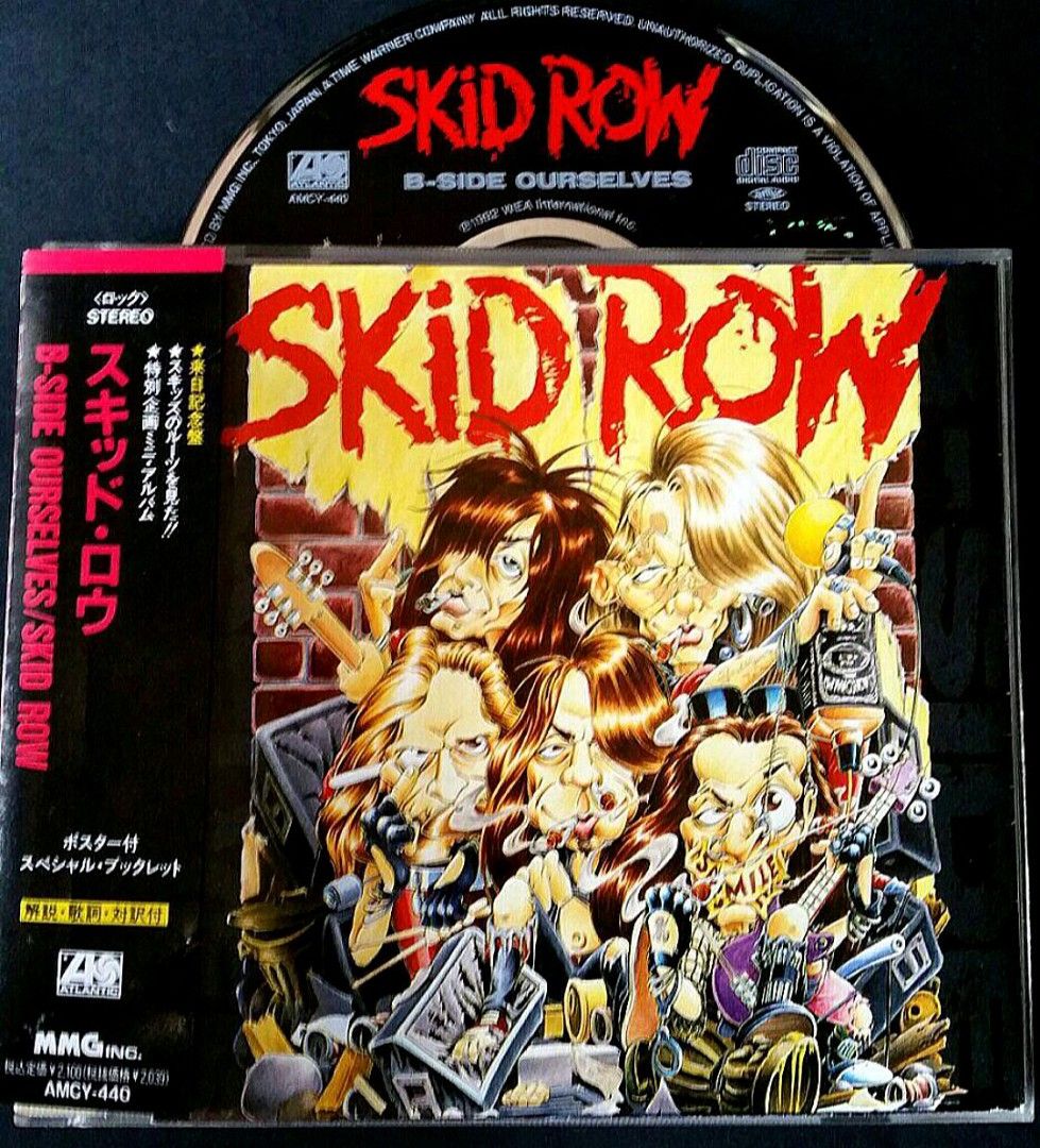 Skid row (B side ourselves) cd rock Jap press with obi, Hobbies & Toys ...