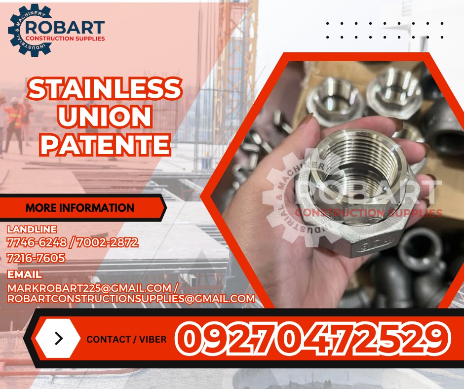 Stainless Union Patente, Commercial & Industrial, Industrial Equipment ...