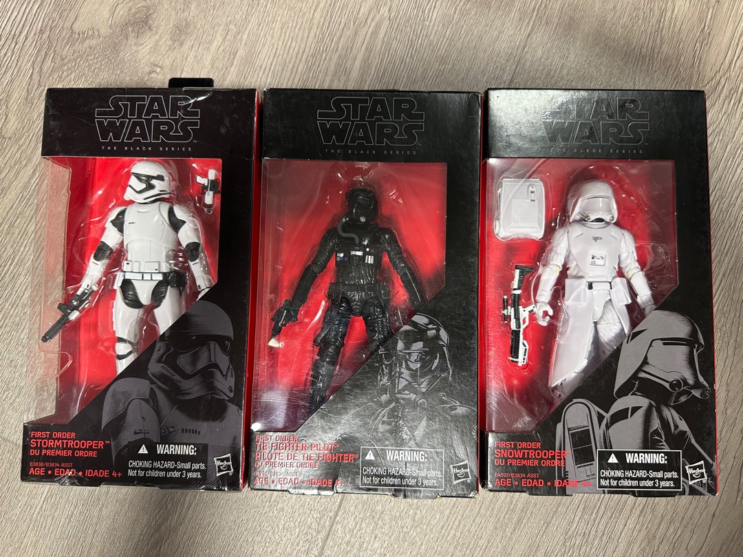 Starwars black series First order stormtrooper, snow trooper, death ...