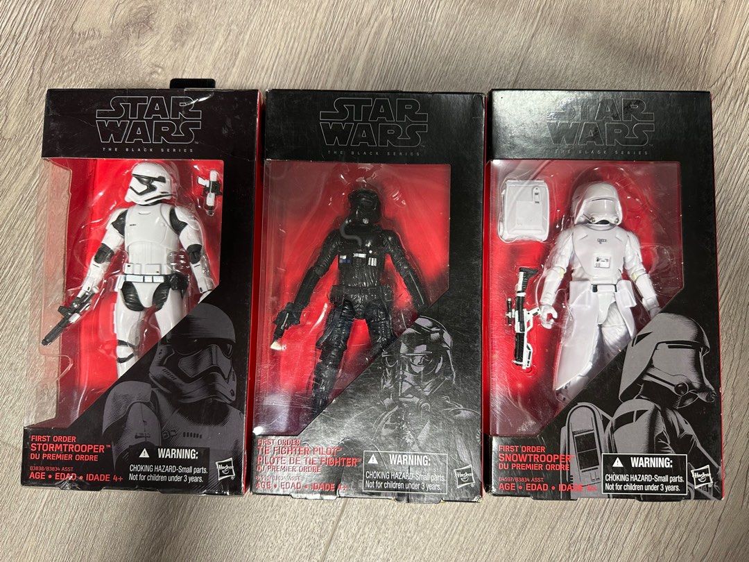 Starwars black series First order stormtrooper, snow trooper, TIE ...