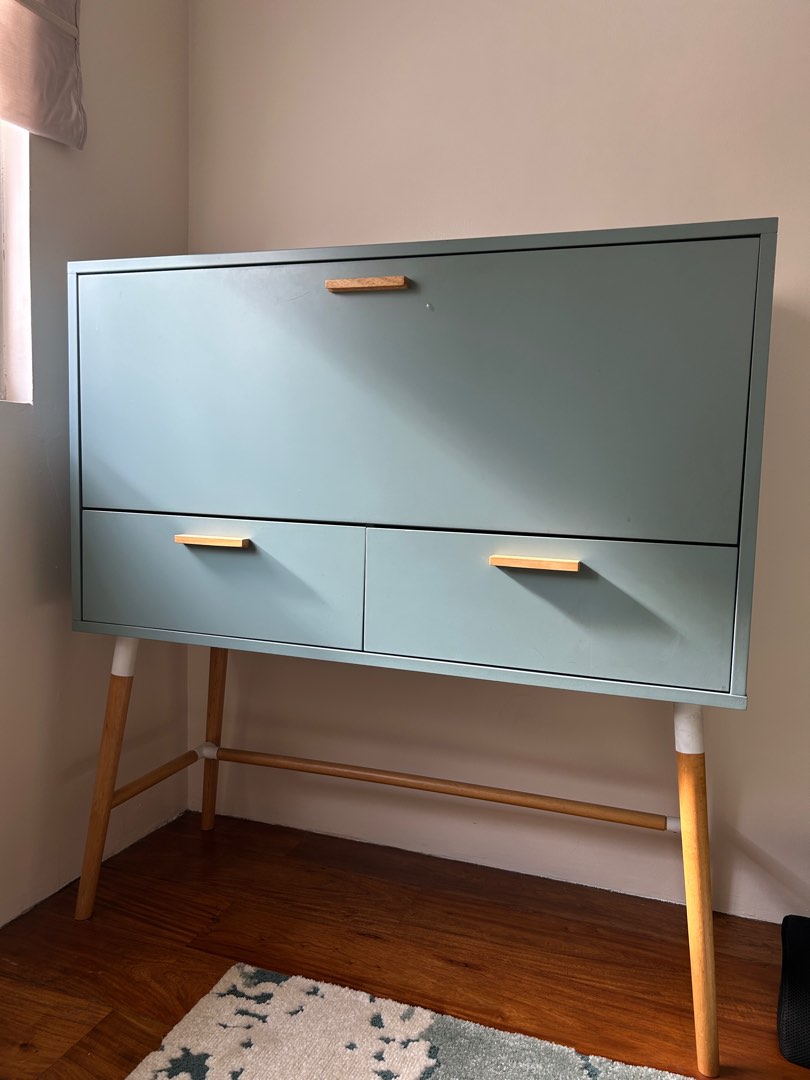 Study Table with Pull-Out Desk and Drawers, Furniture & Home Living ...