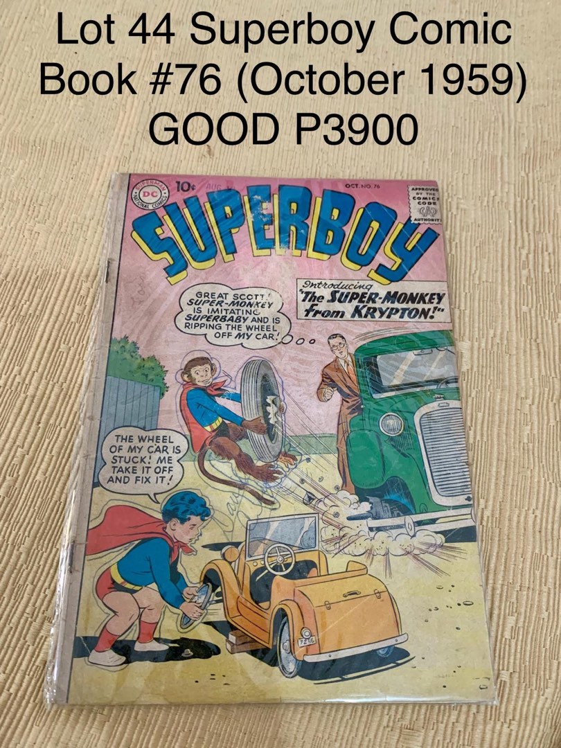 Superboy #76 Oct 1959, Hobbies & Toys, Books & Magazines, Comics ...
