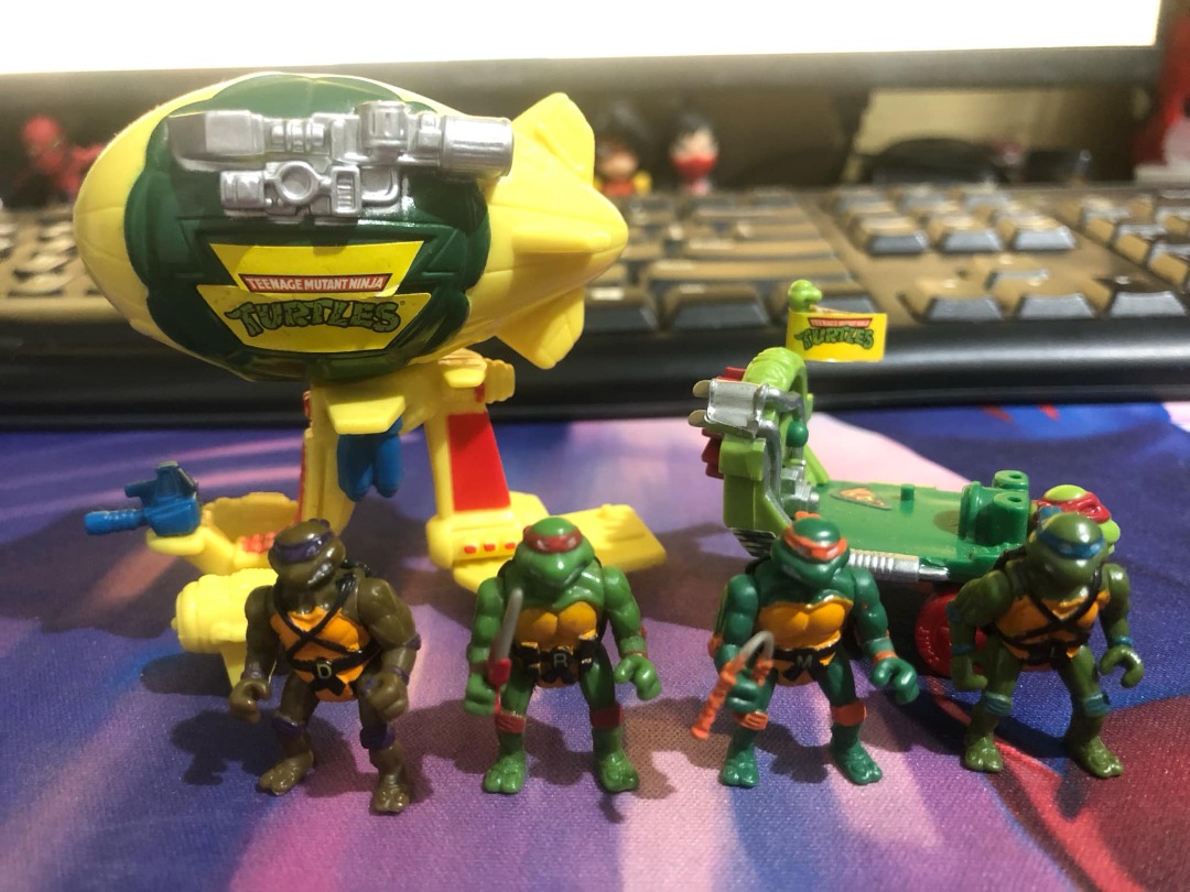 TMNT Teenage Mutant Ninja Turtles Mini Mutants Vintage Minifigures and ...