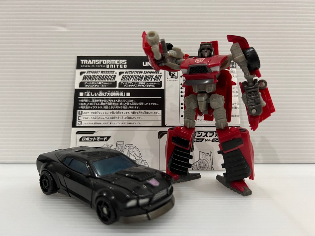 Transformers United Windcharger and Wipe-Out, Hobbies & Toys, Toys ...