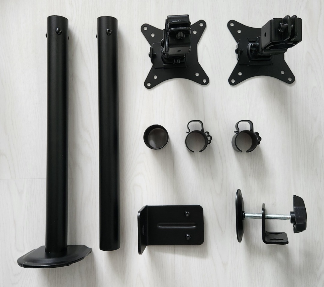 ULTi Evo Dual Computer Monitor Desk Mount Stand Vertical Array for 2 ...