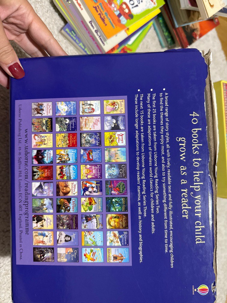 Usborne young reading library 4 book set, Hobbies & Toys, Books ...