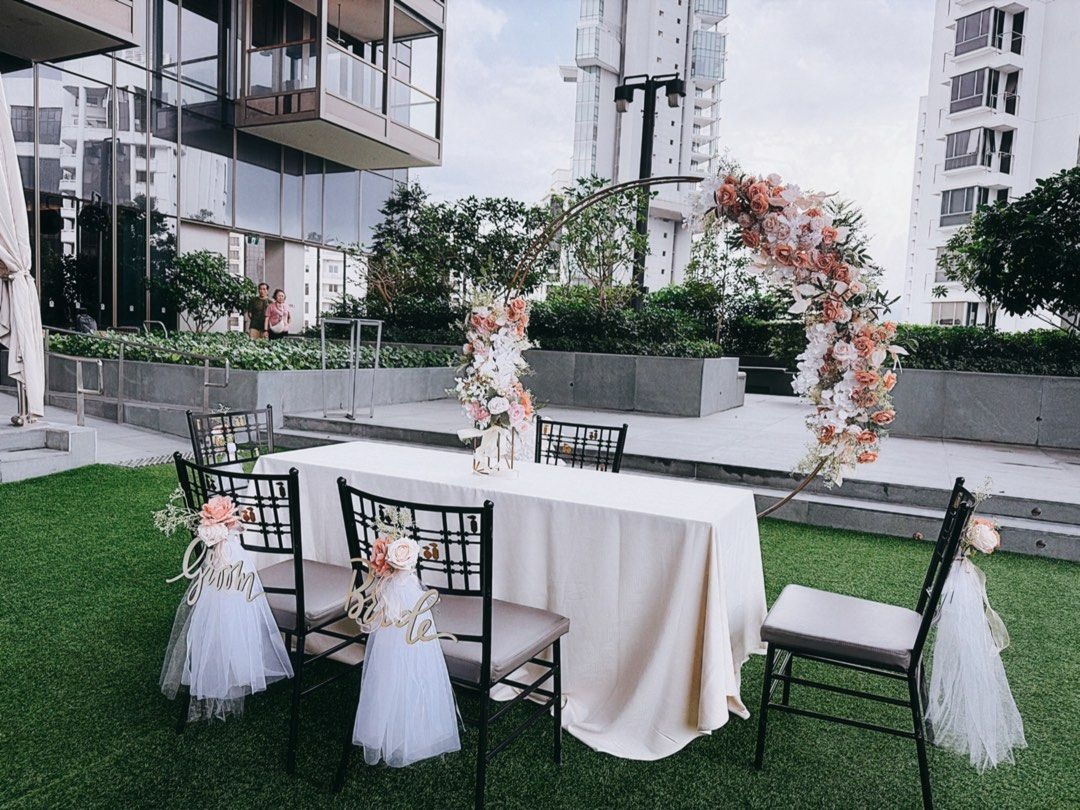 wedding ceremony arch setup diy rental sewa, Hobbies & Toys, Stationery ...