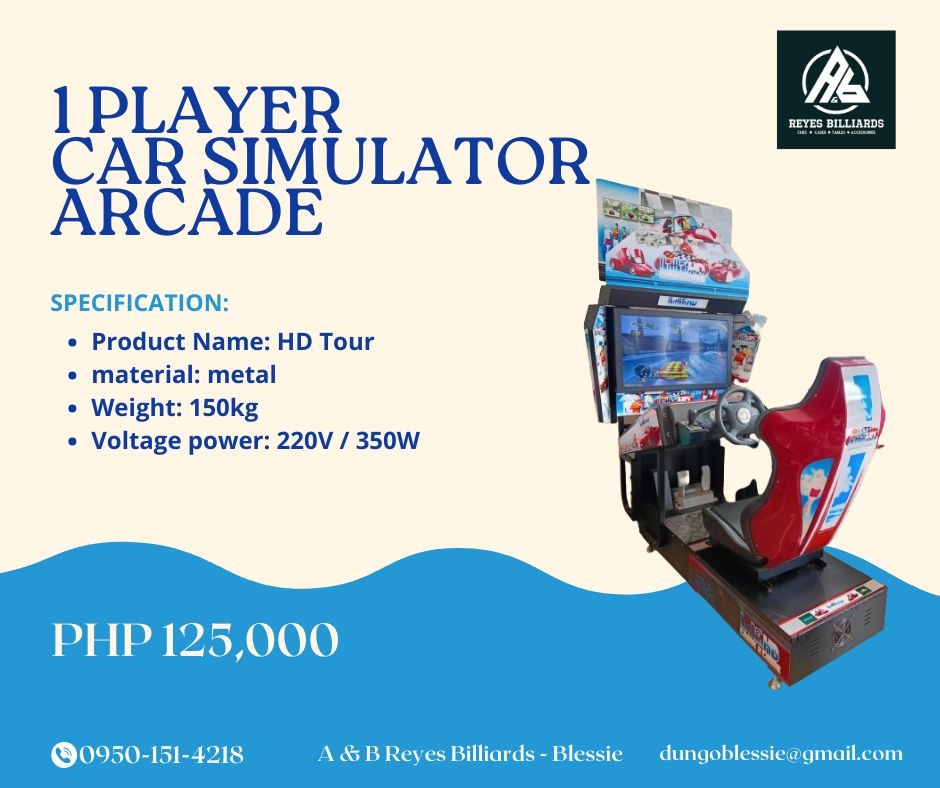 1 Player Car Simulator Arcade, Sports Equipment, Sports & Games ...