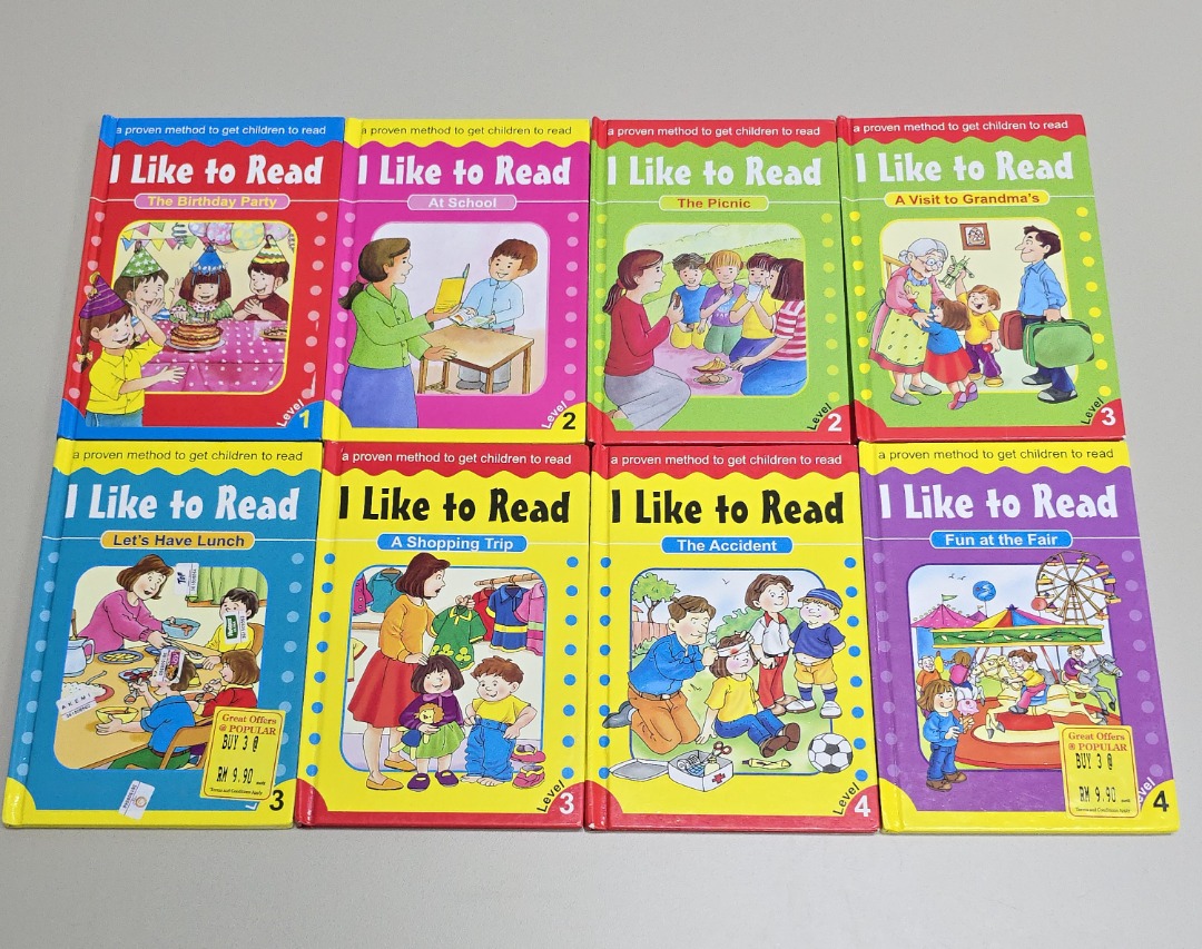 1 set of 8 Children english storybooks kids educational books I like to ...