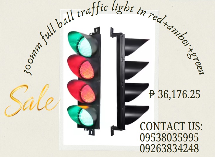 300mm full ball traffic light in red+ amber+ green, Commercial ...
