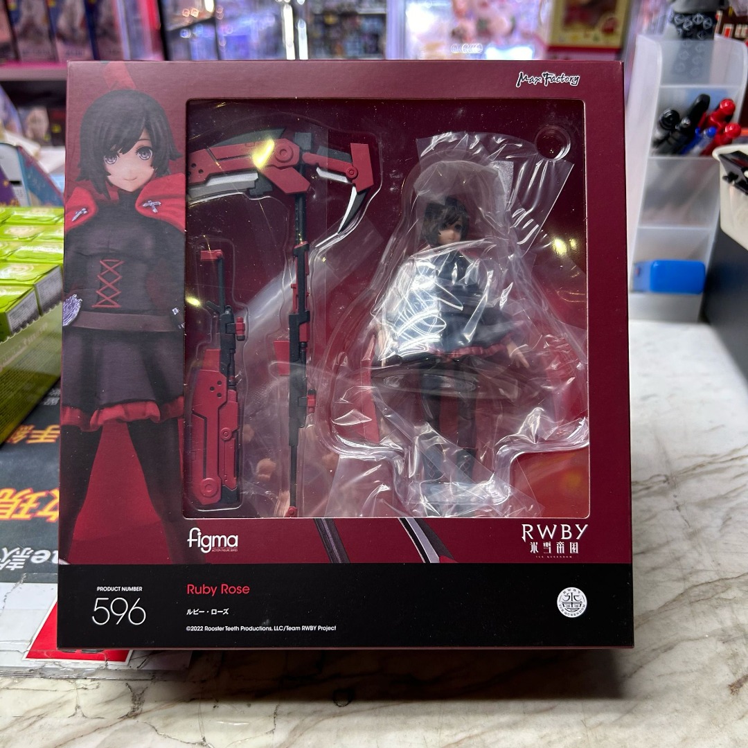 （旺角家樂坊9樓門市現貨）Max Factory - figma 596 Ruby Rose RWBY 冰雪帝國 露比‧蘿絲, 興趣及遊戲, 玩具 & 遊戲類 - Carousell