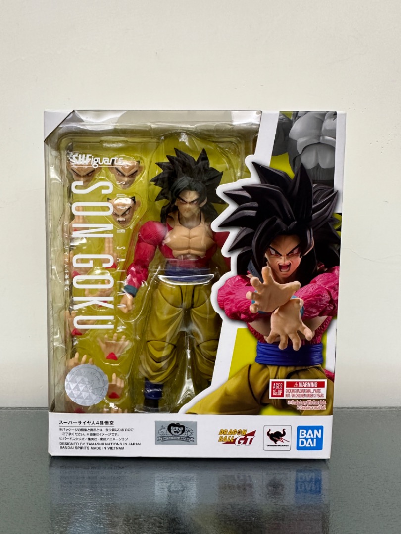 [全新] Shf 龍珠 超級撒亞人4 孫悟空 Dragon Ball Super Saiyan 4 Son Goku, 興趣及遊戲, 玩具 & 遊戲類 - Carousell