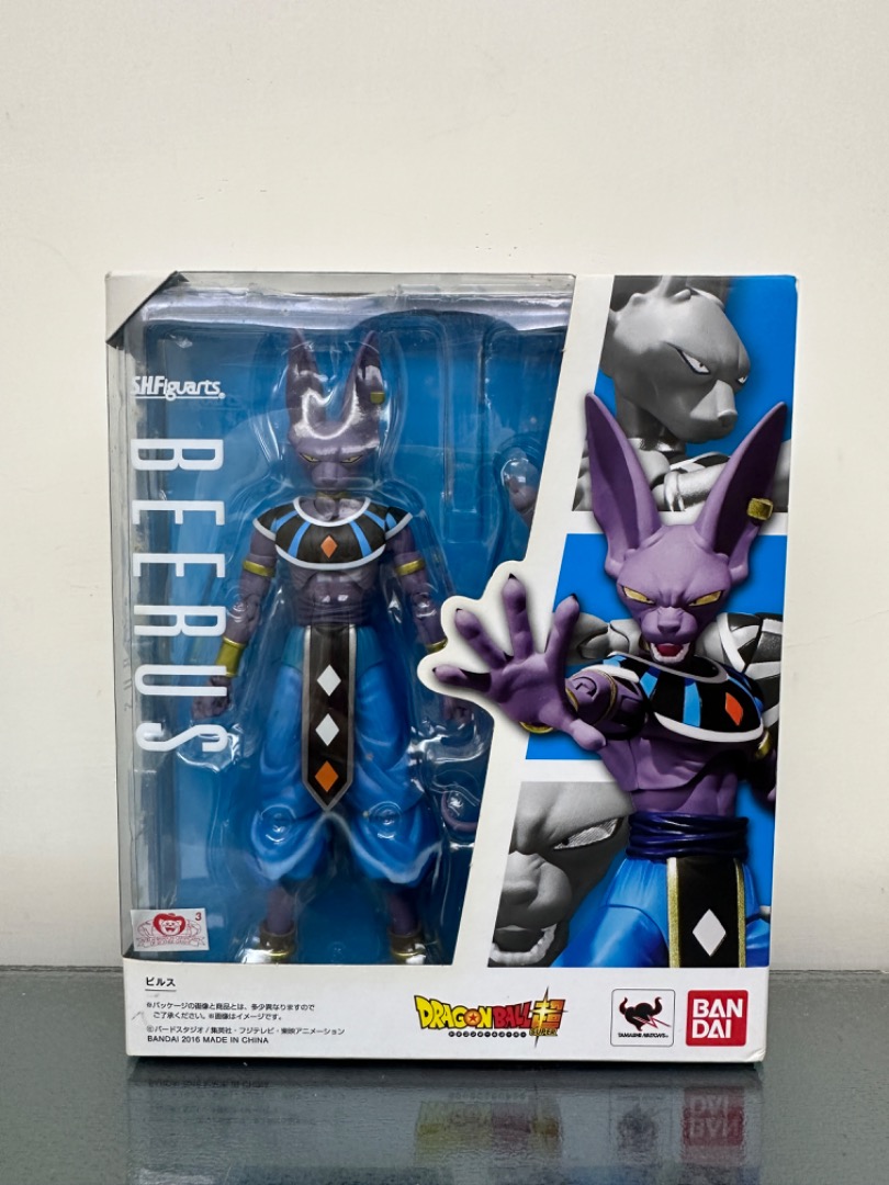 [全新] Shf 龍珠 破壞神 比魯斯 Dragon Ball Beerus, 興趣及遊戲, 玩具 & 遊戲類 - Carousell