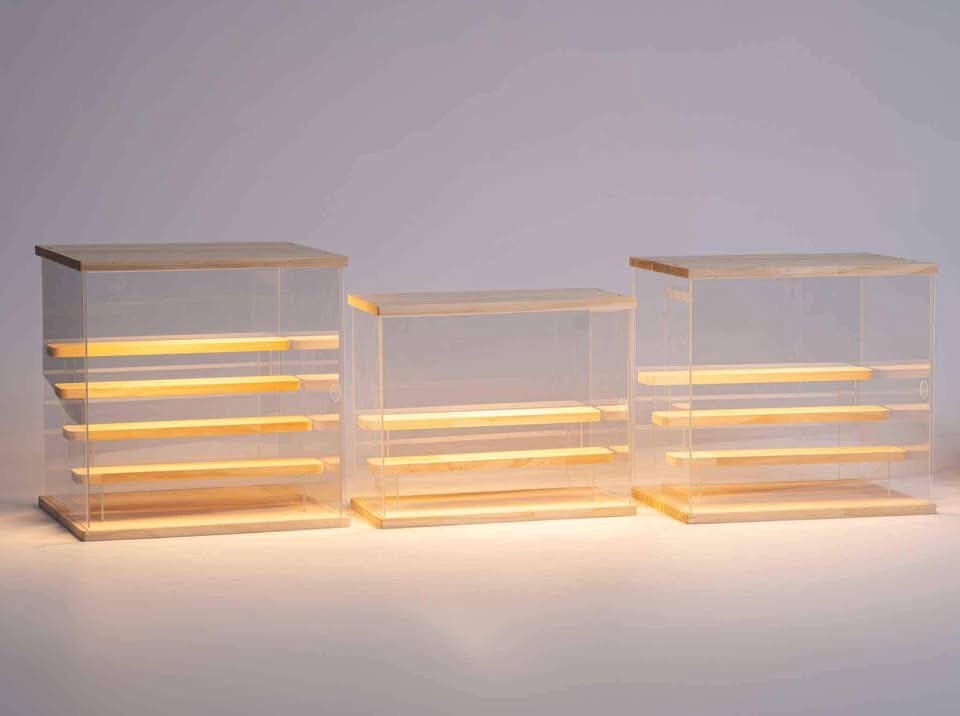 Acrylic Box with LED Lights, Furniture & Home Living, Home Improvement ...