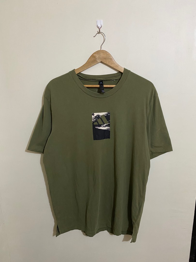 Adidas Box Logo Tee, Men's Fashion, Tops & Sets, Tshirts & Polo Shirts ...