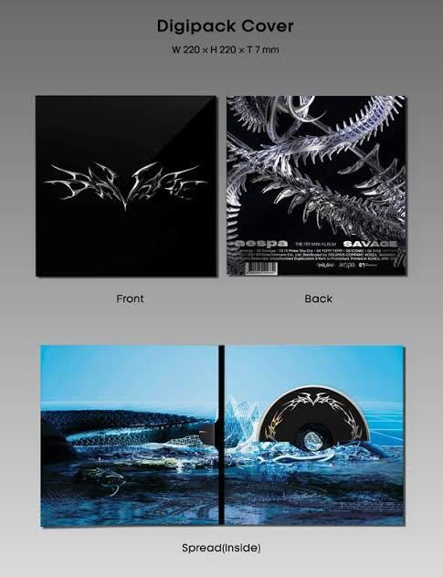 AESPA Savage Mini Album Synk Dive Digipack Ver, K-Wave di Carousell