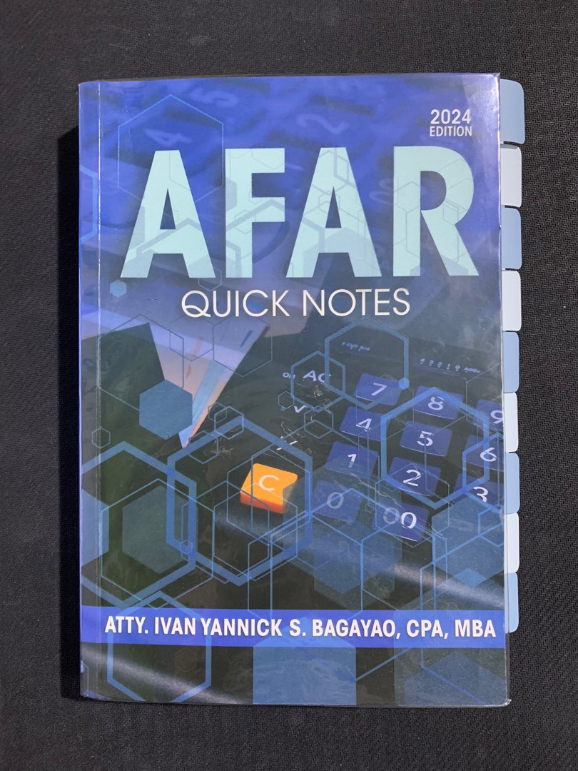 AFAR Quick Notes (2024 Ed.) Bagayao - Accounting Books, Hobbies & Toys ...