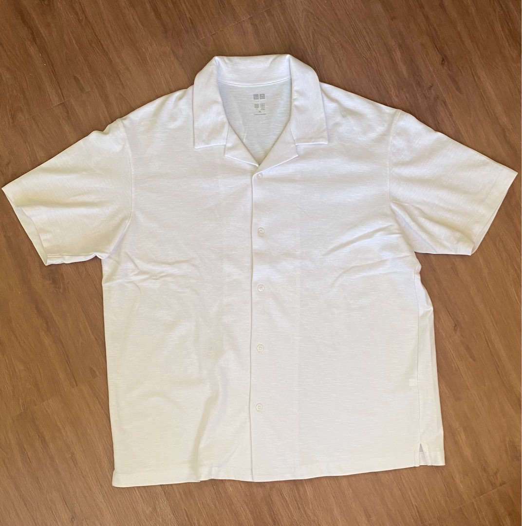 Airism Cotton Full Open Polo, Men's Fashion, Tops & Sets, Tshirts ...