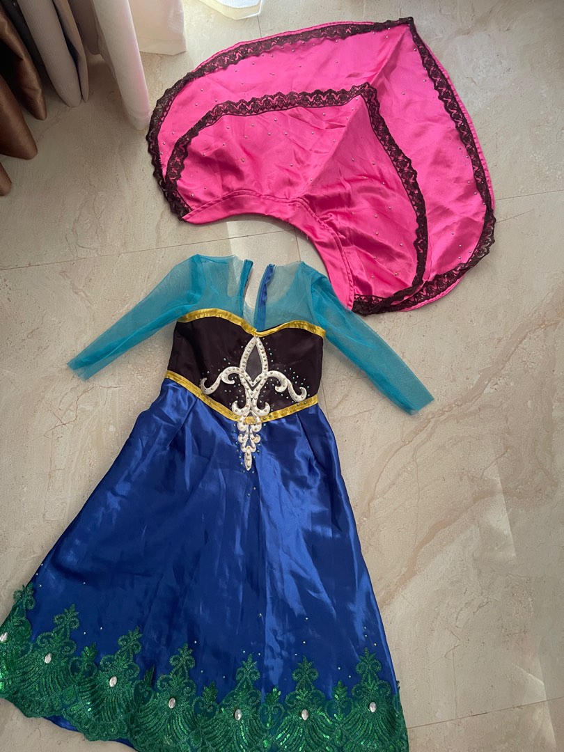 Ana costume frozen 3-5yo, Babies & Kids, Babies & Kids Fashion on Carousell