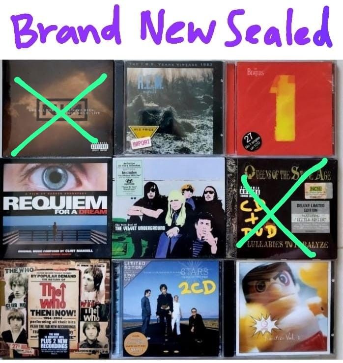 arthcd CDs (Brand New Sealed) - $10 each (NINE INCH NAILS, BEATLES ...