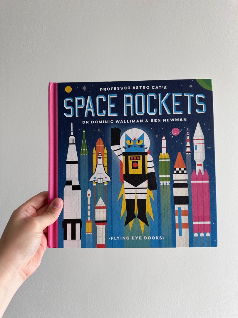 Astro Cat Space Rockets children book buku anak Flying Eye Book, Buku ...
