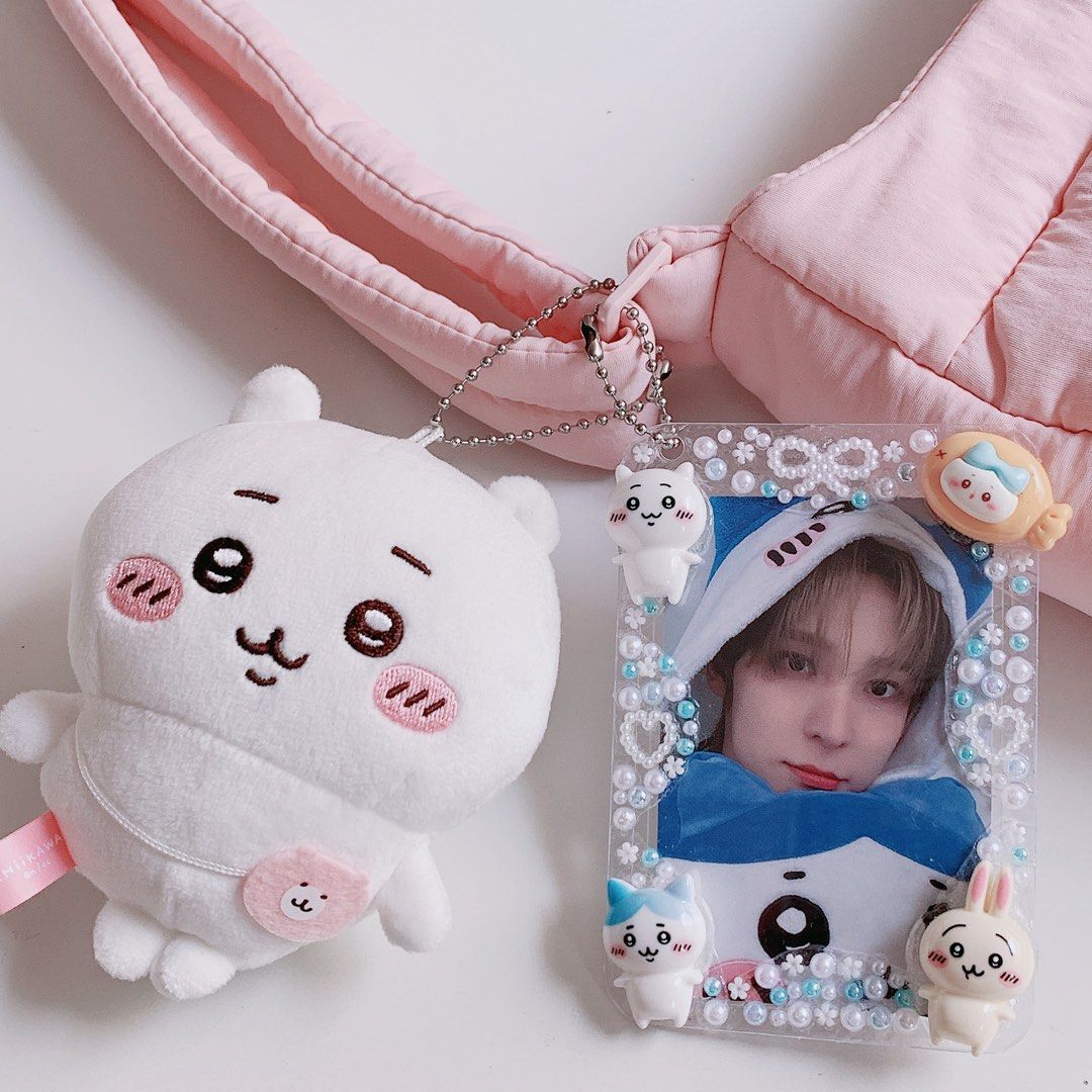 Handmade Toploader With Keychain Ateez Stray Kids Aespa Treasure The ...