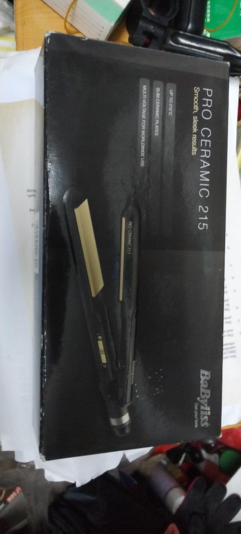 Babyliss Pro Ceramic 215 Model C127a Hair Straighteners on Carousell