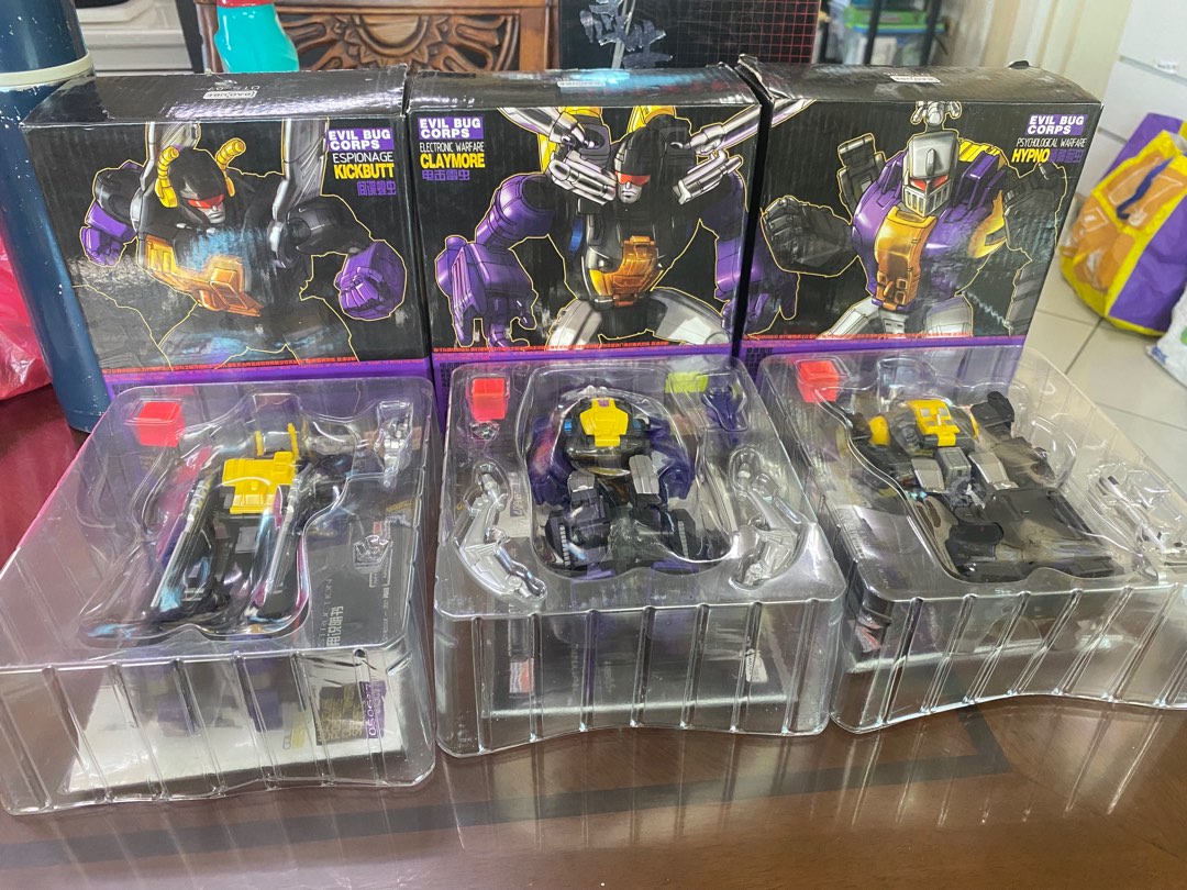 Bad Cube Bc Ots-05/06/07 Evil Bug Corps Collectors Edition Set Of 3 ...